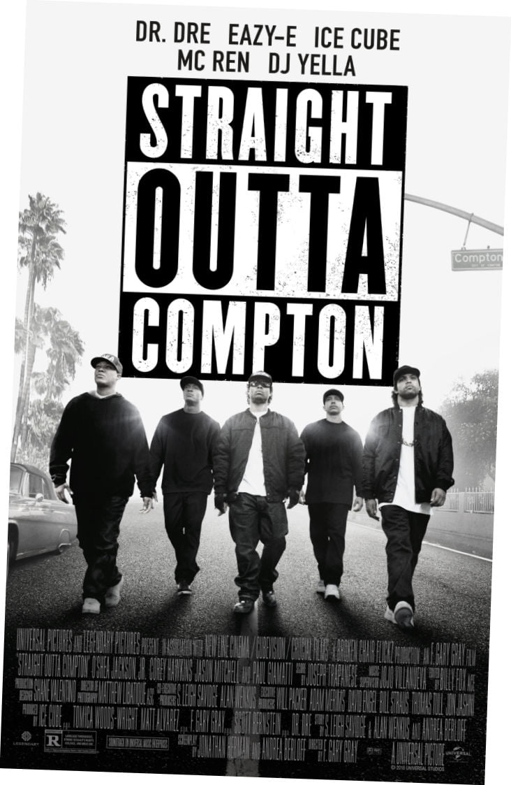 Straight Outta Compton Movie Poster Metal Print 12In x 16In 12x16 Square Adults Best Posters ...